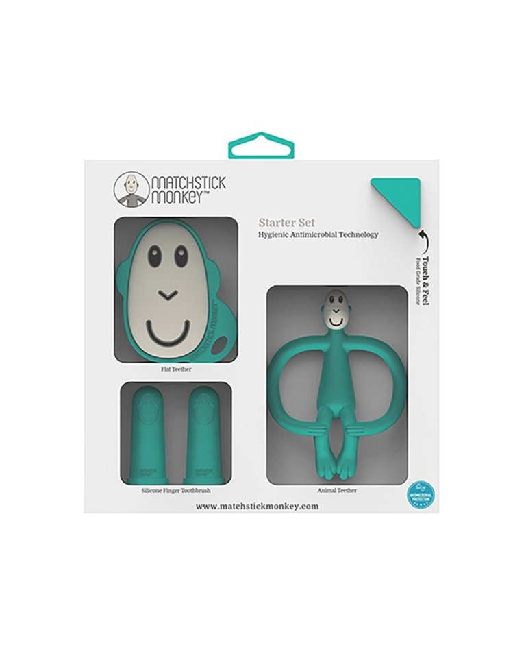 Matchstick Monkey Starter Set näpuhambahari + rohelised ahvikese ...